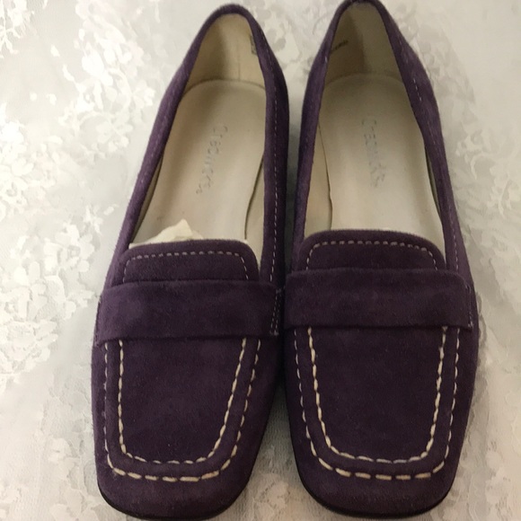 Chadwicks | Shoes | Chadwicks Purple Suede Loafers Size 5 2 | Poshmark